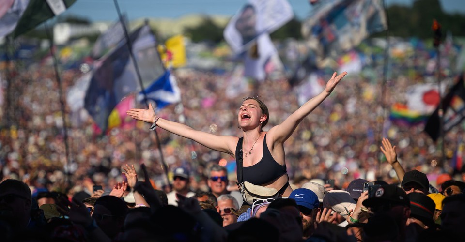 Scenes From Glastonbury 2023: From Lizzo to Elton John - The Atlantic
