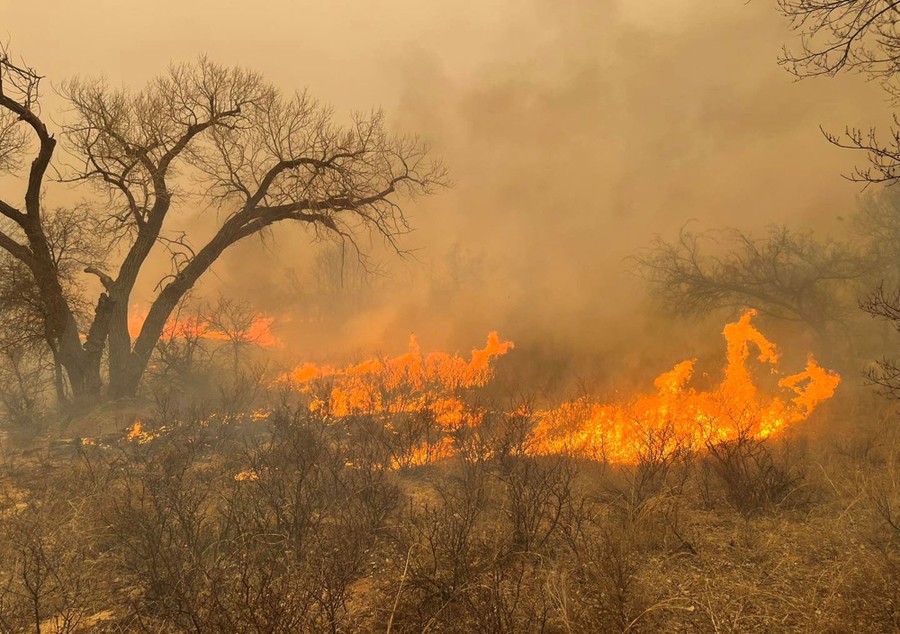 Wildfires Rage Across the Texas Panhandle and Oklahoma - The Atlantic