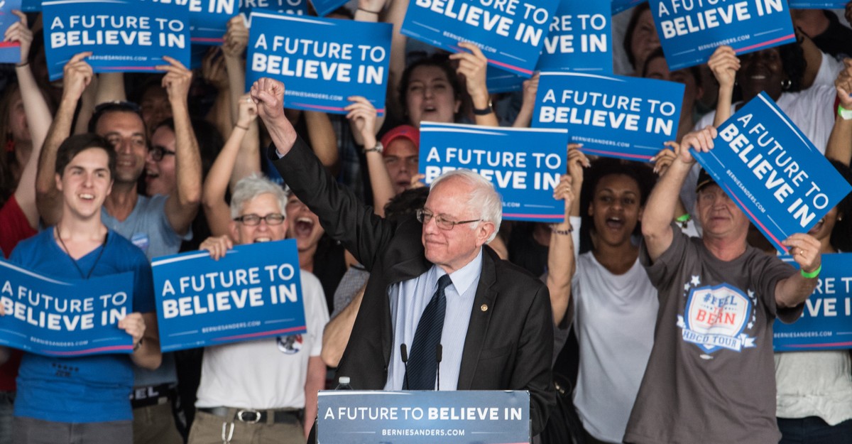 Bernie's Rage Against the Democrat Establishment Machine - The Atlantic