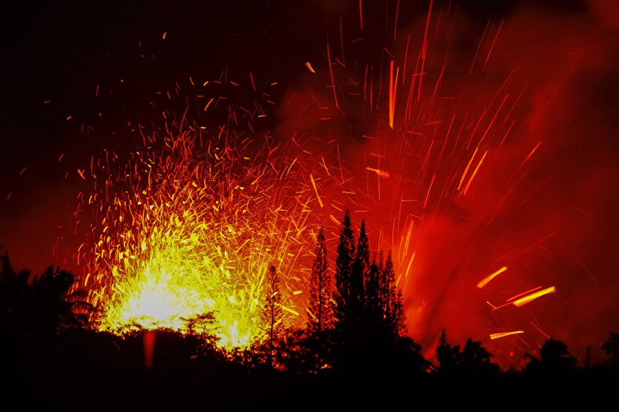 volcanic flow firework