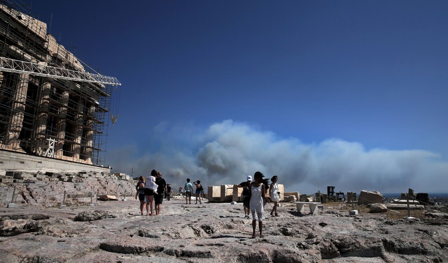 Wildfires Rage Across Greece - The Atlantic