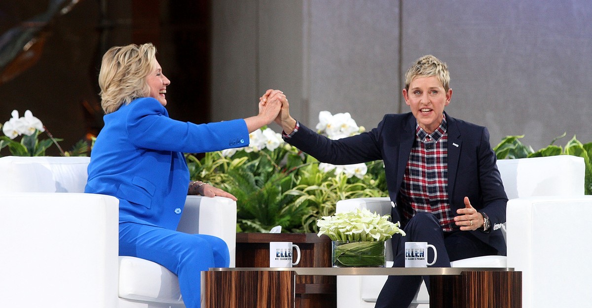 Hillary Clinton Is Leading in the Ellen DeGeneres Primary - The Atlantic
