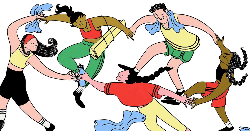 group exercise clipart