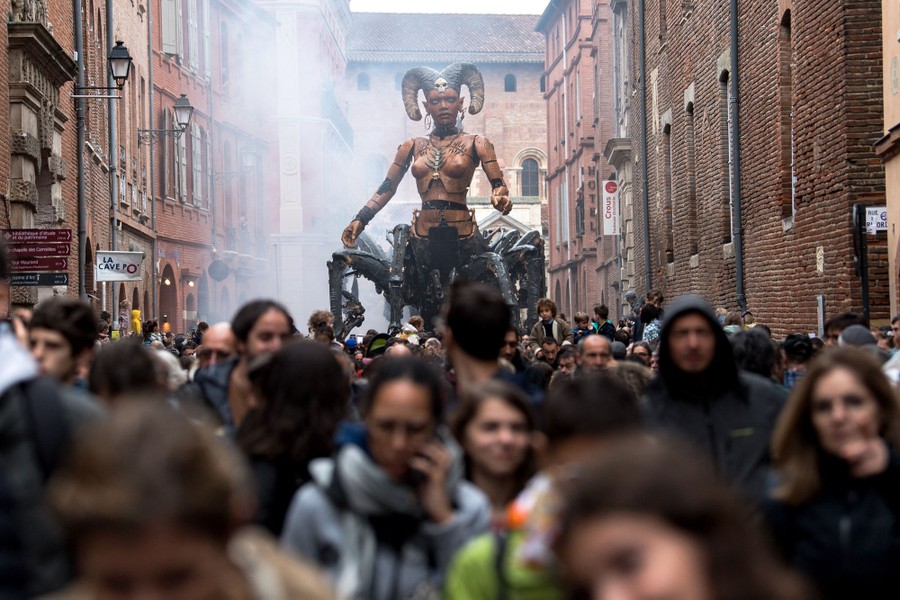 Giant Mythological Puppets Stage a Show in Toulouse - The Atlantic