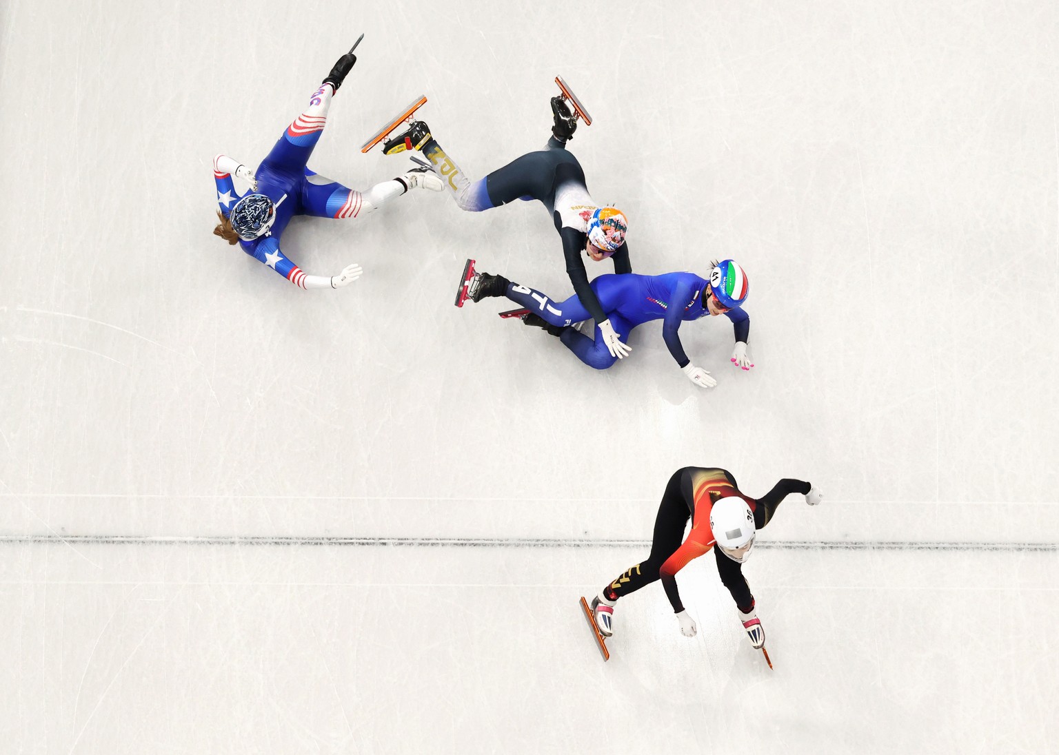 Winter Olympics Photo of the Day: Wipeout on the Ice - The Atlantic