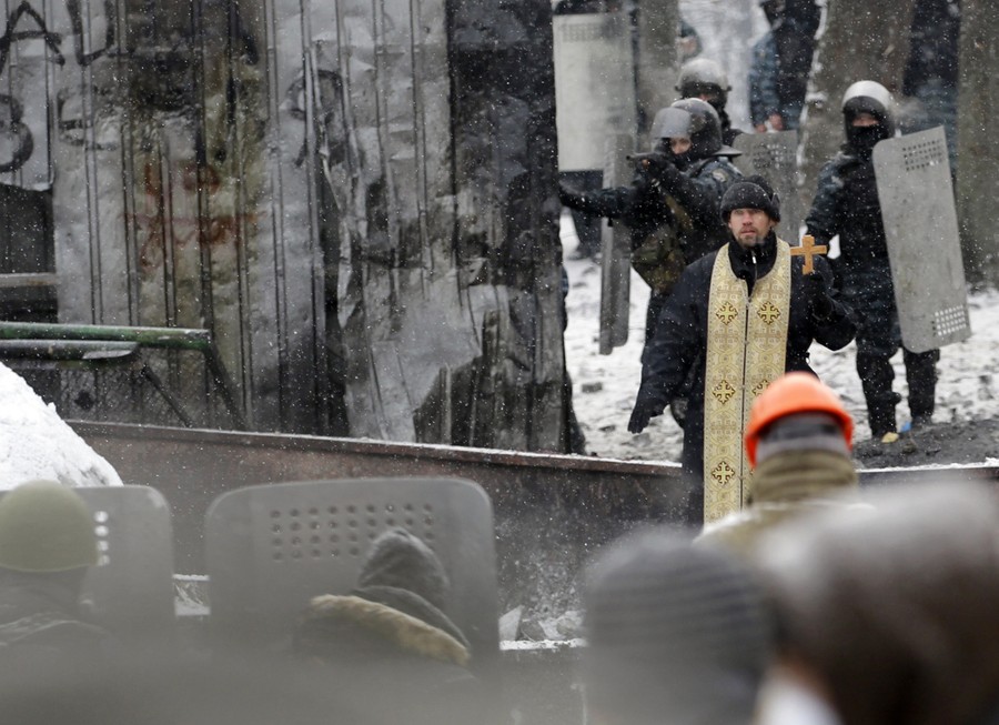 The Battle in Kiev: Two Killed in Ukraine Protest - The Atlantic