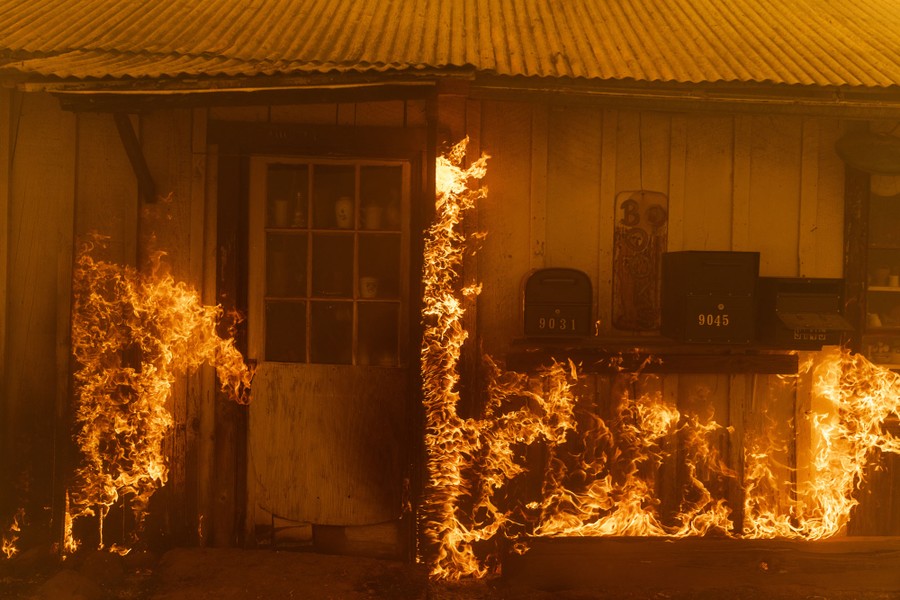 Photos: California’s Massive Park Fire Continues to Grow - The Atlantic