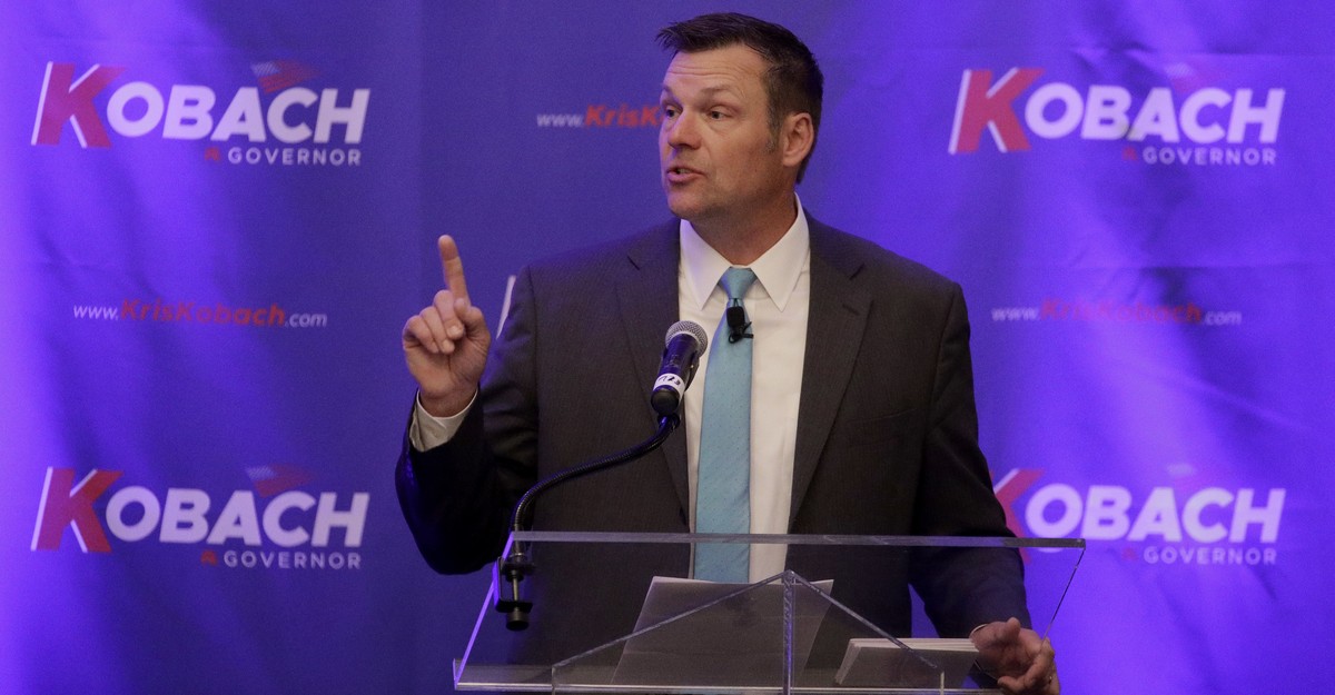 The Atlantic Politics & Policy Daily: Kobach Yellow - The Atlantic