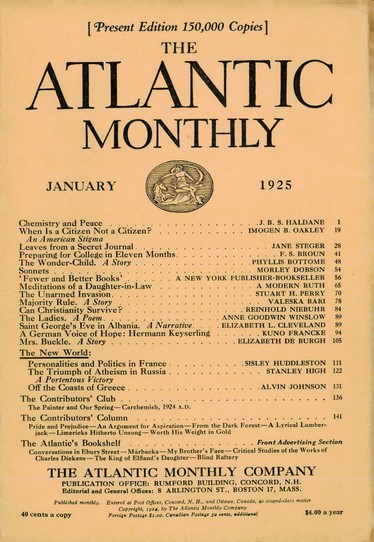 January 1925 Issue - The Atlantic