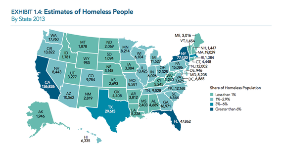 Homelessness Is Up in New York City, but It's Down Everywhere Else ...