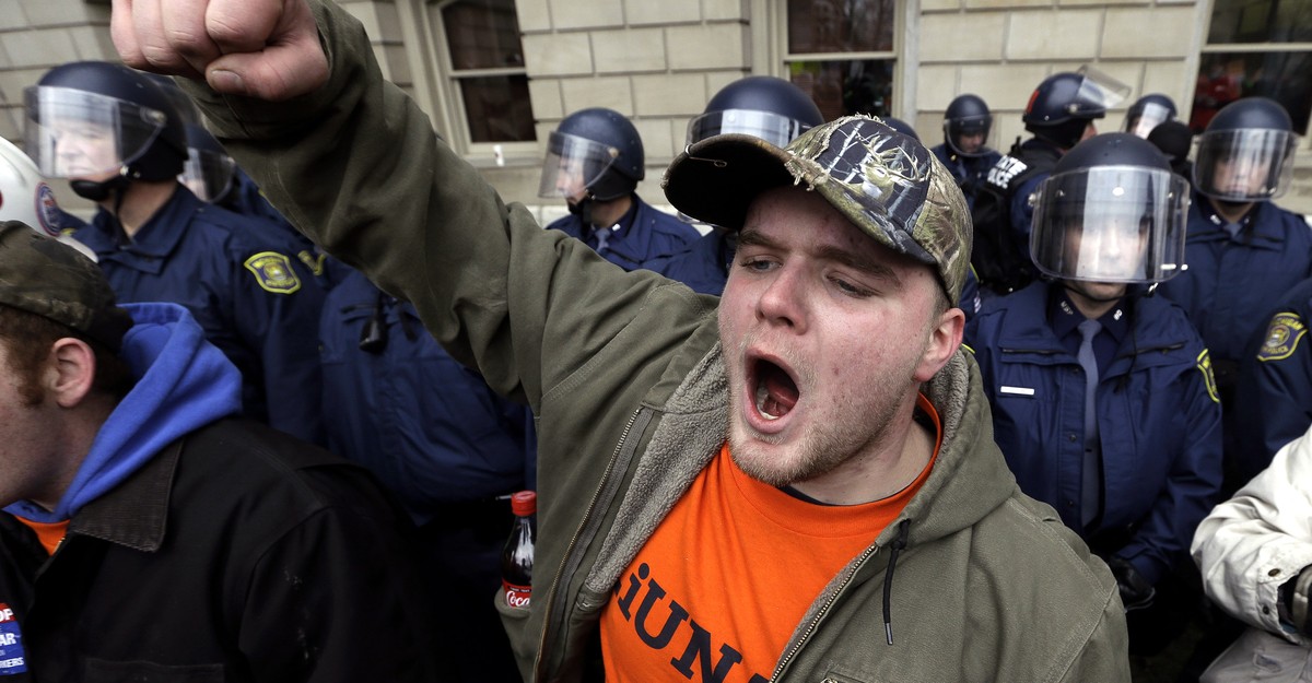 GOP Risks Political Backlash in Michigan Labor Fight - The Atlantic