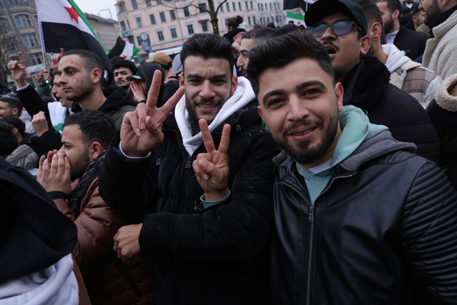 Photos: Syrians Celebrate the Fall of Assad - The Atlantic