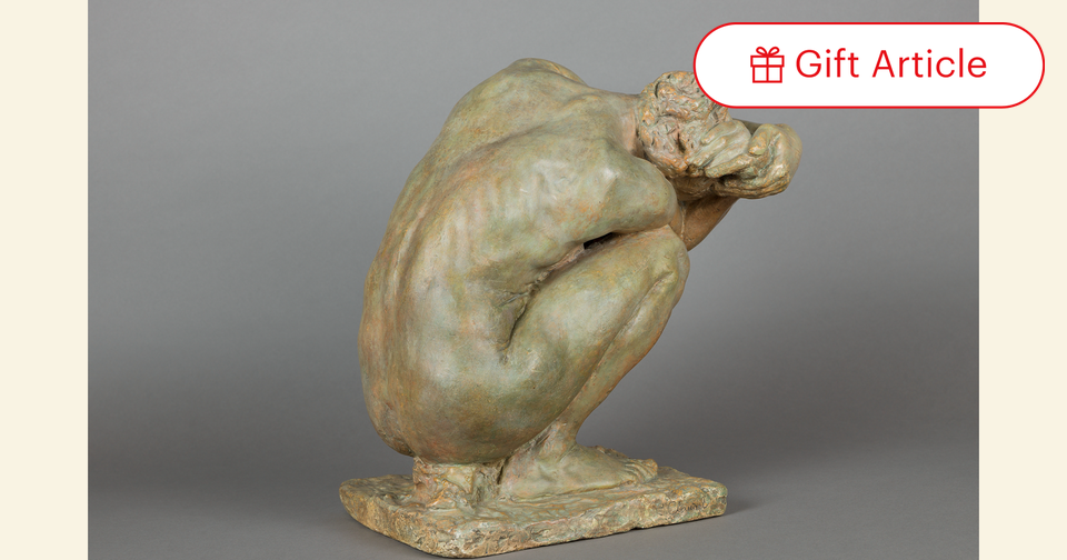 crouching figure attribute