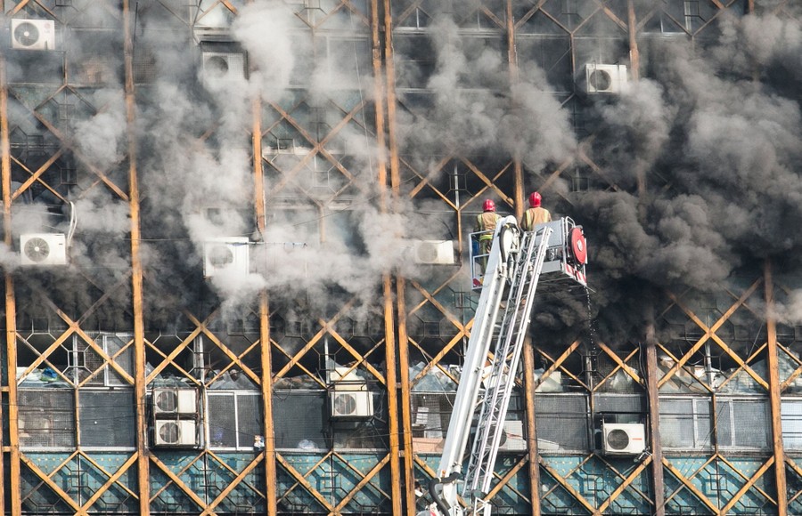 Iranian High-rise Collapses in Huge Fire, Killing Dozens - The Atlantic