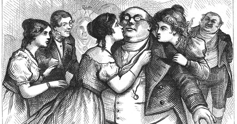 Bring Back the (Platonic, Cheerful, Unexpected) Mistletoe Kiss - The ...