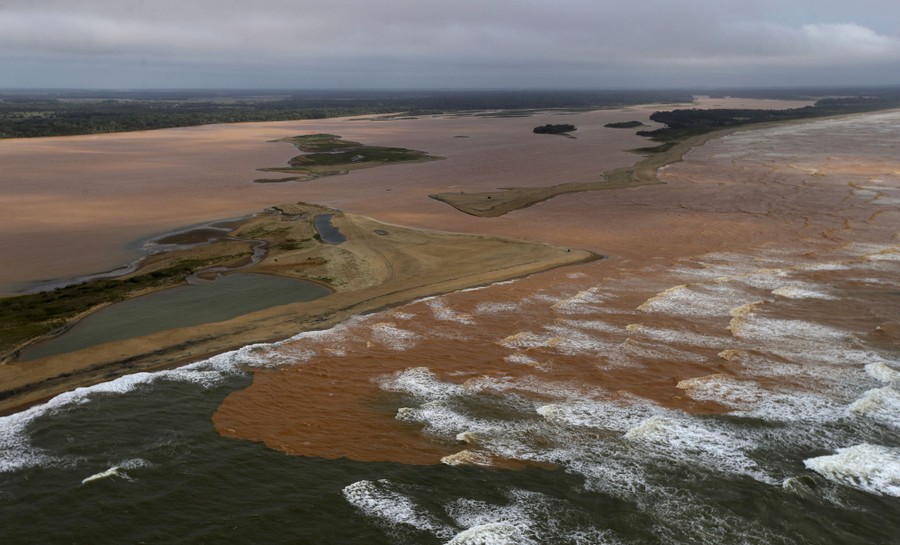 Red Sludge From Brazilian Dam Collapse Reaches the Atlantic - The Atlantic
