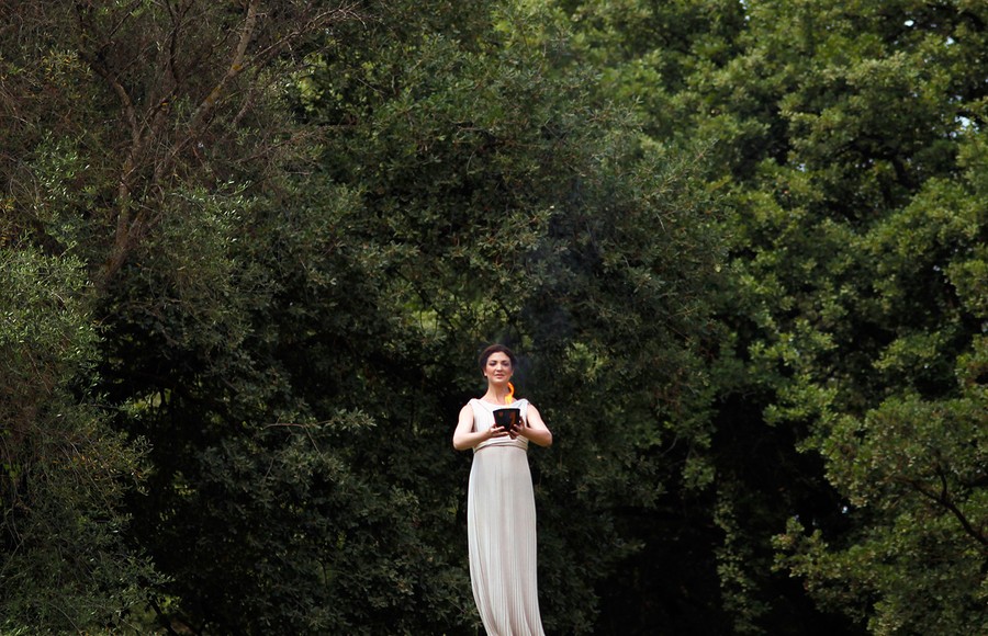 Lighting the 2012 Olympic Flame - The Atlantic