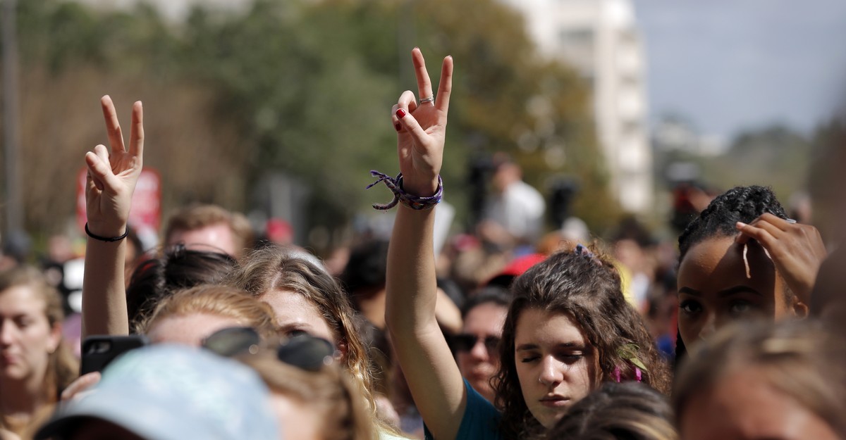 Why Colleges Are Embracing the #NeverAgain Movement - The Atlantic