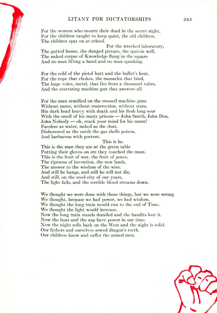 A Poem by Stephen Vincent Benét: 'Litany for Dictatorships' - The Atlantic