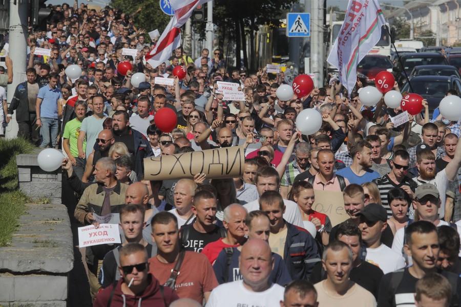 Photos: Anger and Protest Over a Presidential Election in Belarus - The ...