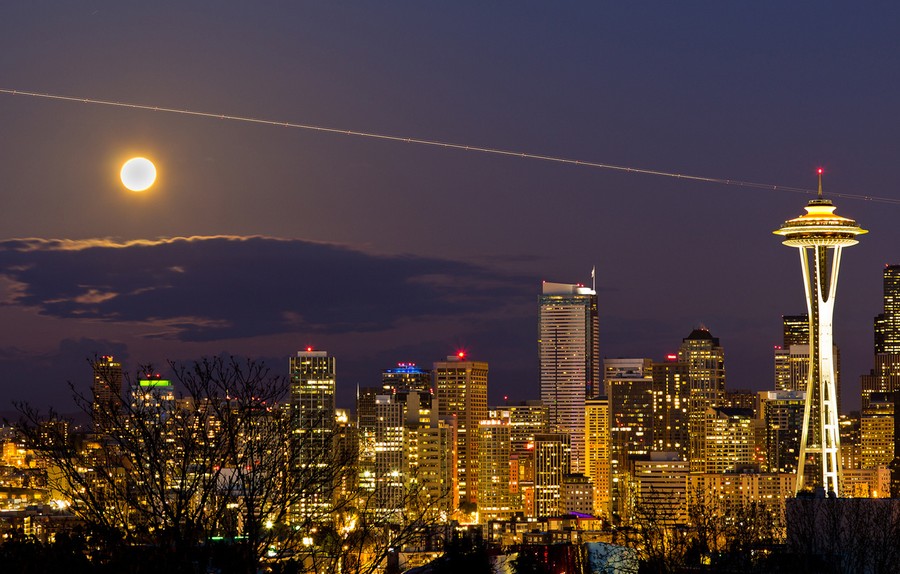 Supermoon 2012 - The Atlantic