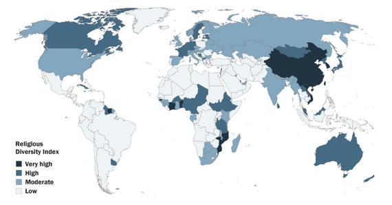 Countries With Less Religious Diversity Have More Faith-Based Violence ...