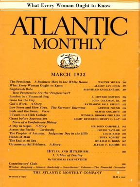 Hitler and Hitlerism: A Man of Destiny - The Atlantic