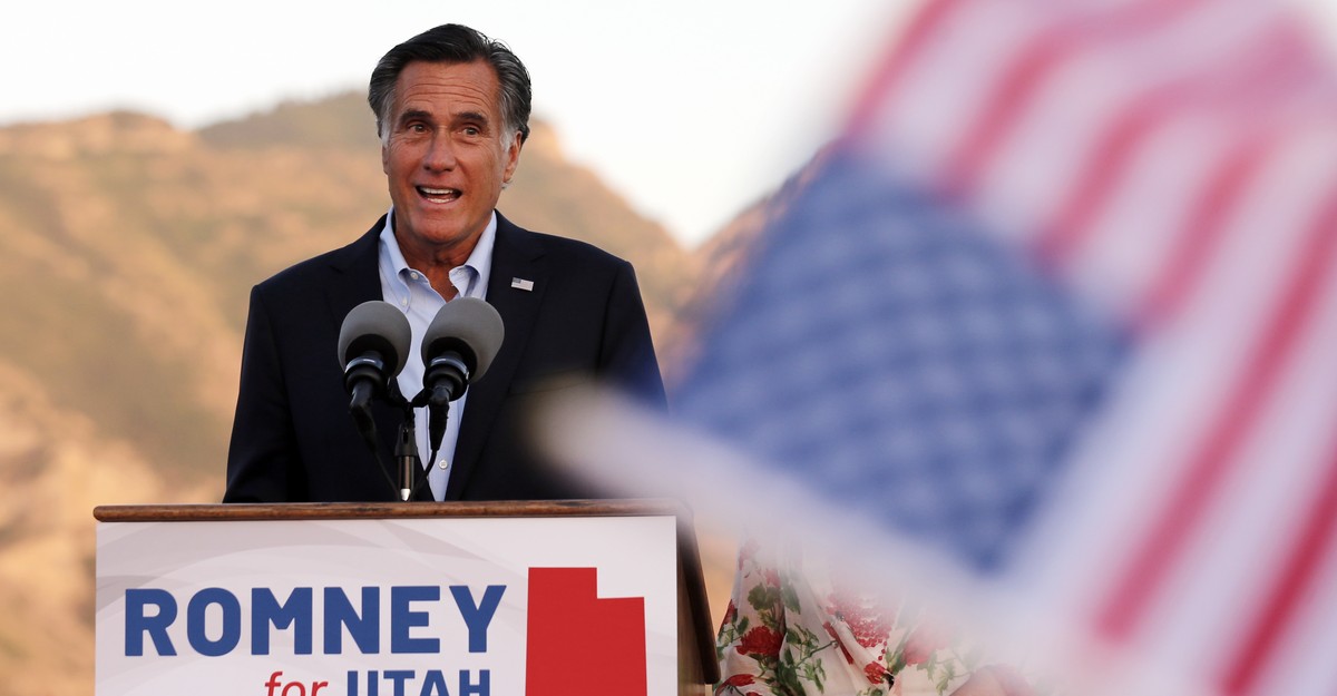 Mitt Romney's Abrupt Walk Back of His Trump Dissent - The Atlantic
