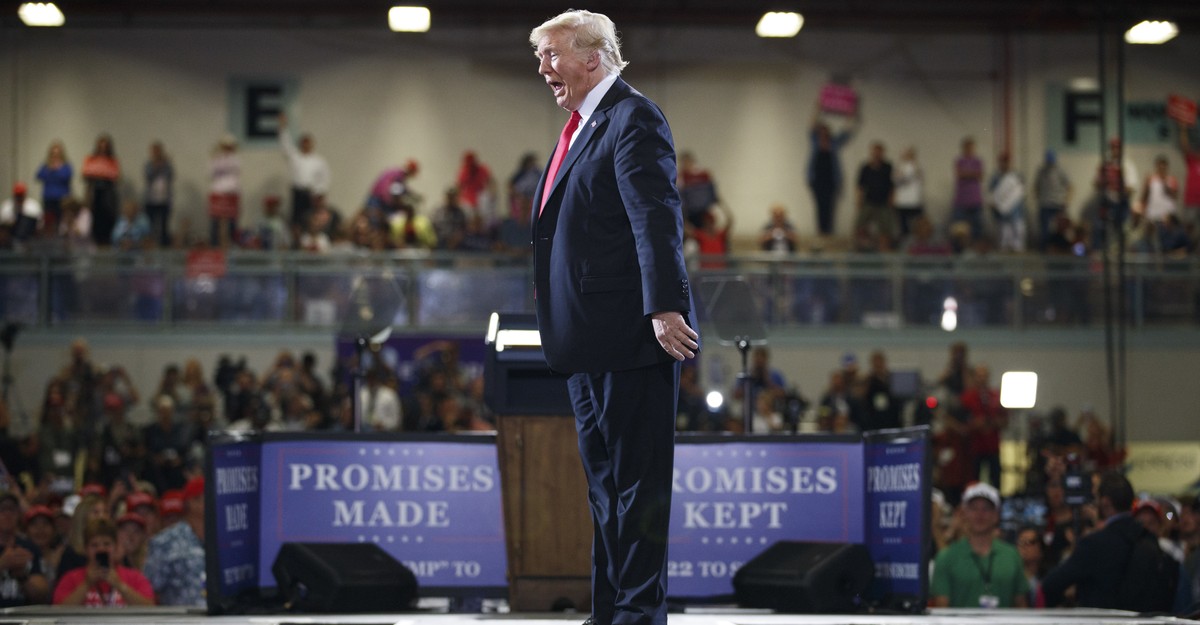 Trump's Surprisingly Typical, Boring Montana Rally - The Atlantic