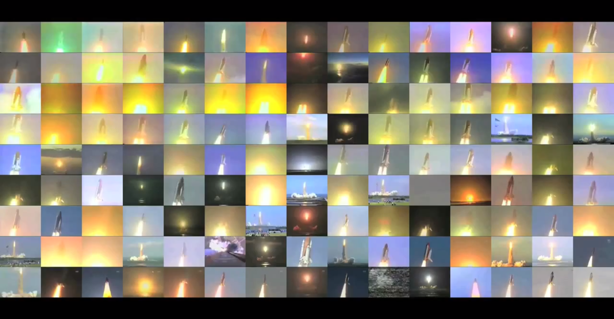 A Moving Video of Every NASA Space Shuttle Launch at One Time - The ...