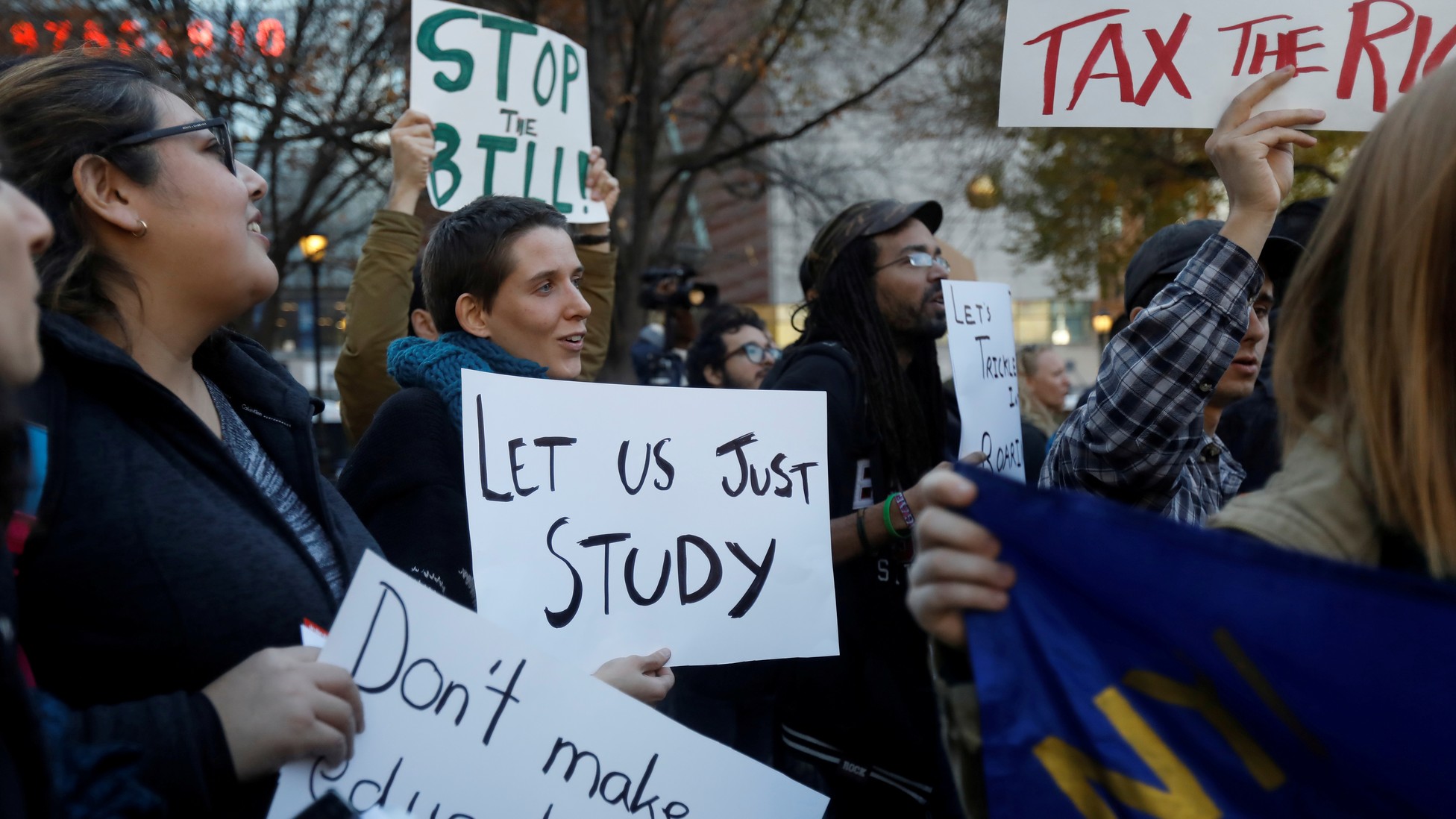 Graduate Student Protest Stopped the Tax Bill - The Atlantic