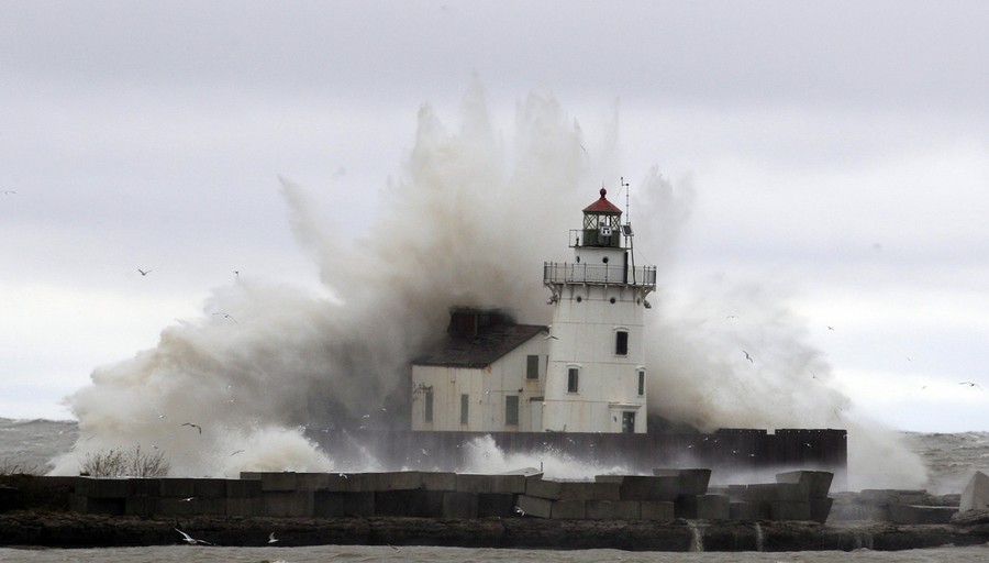 Hurricane Sandy Huge Waves