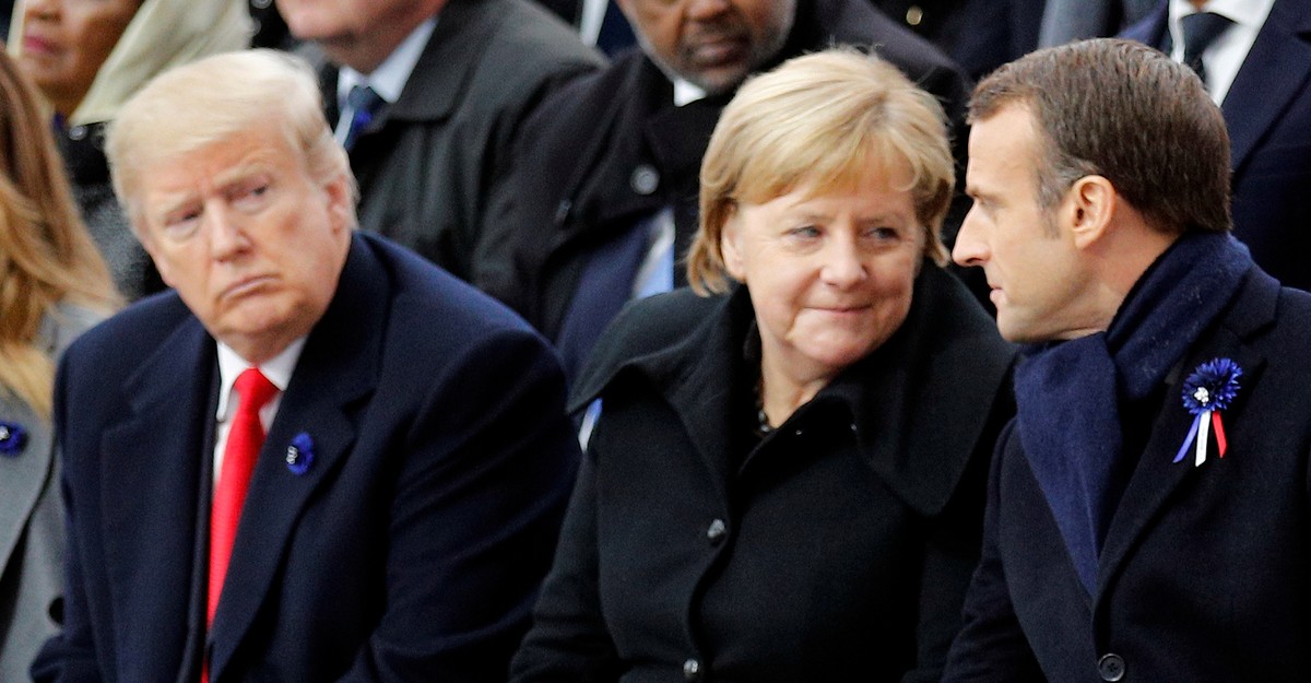 More Trump Drama in France as Macron Rebukes 'America First' - The Atlantic