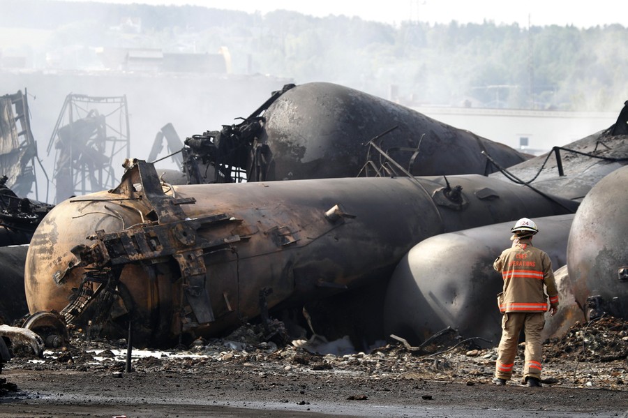 Freight Train Derails and Explodes in Lac-Megantic, Quebec - The Atlantic