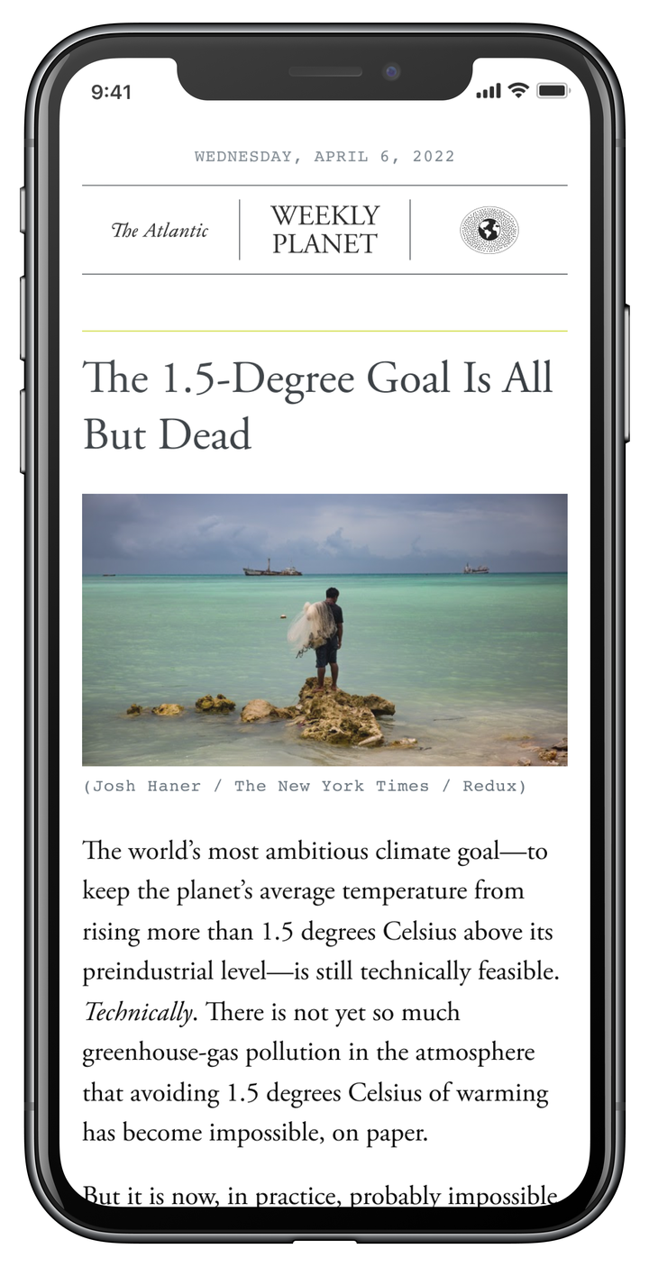 The Weekly Planet - The Atlantic