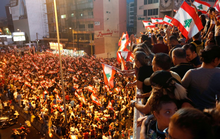 Photos: Anti-Government Protests in Lebanon - The Atlantic