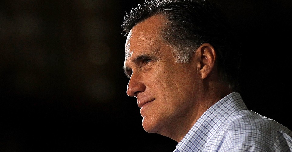 Mitt Romney's Profile in Courage - The Atlantic