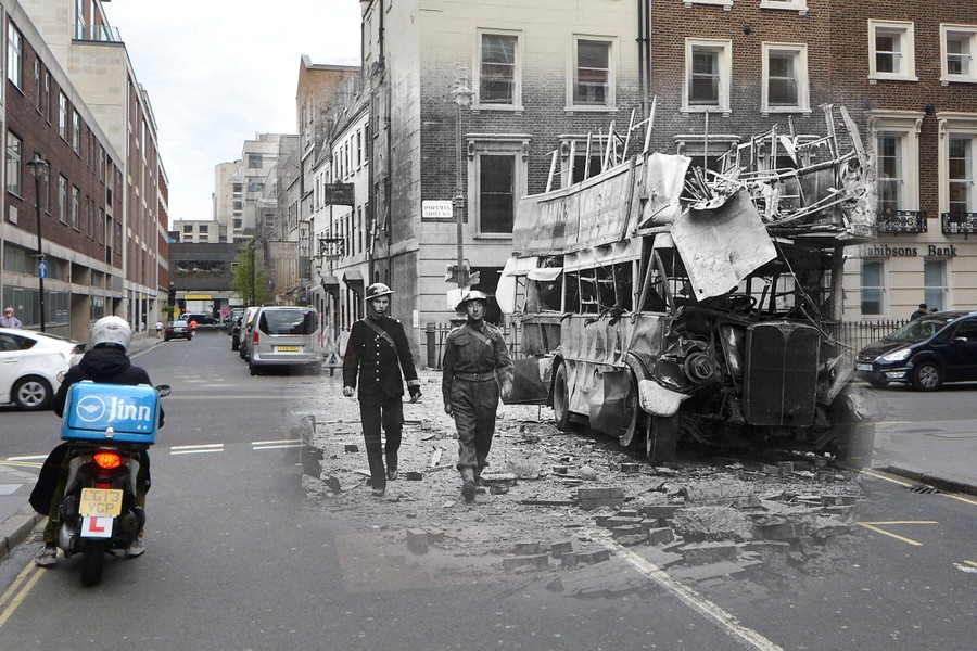 London During the Blitz: Then and Now Photographs - The Atlantic