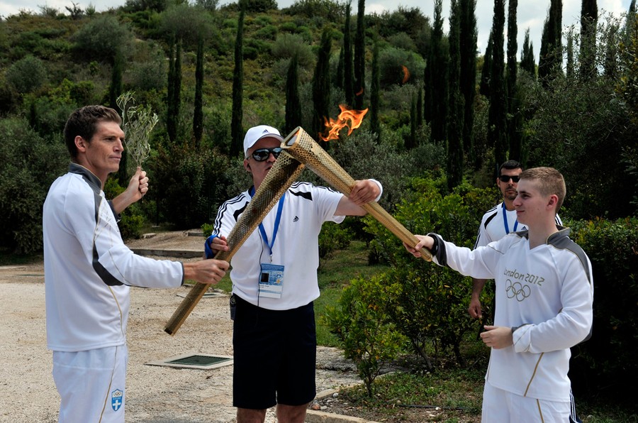 Lighting the 2012 Olympic Flame - The Atlantic