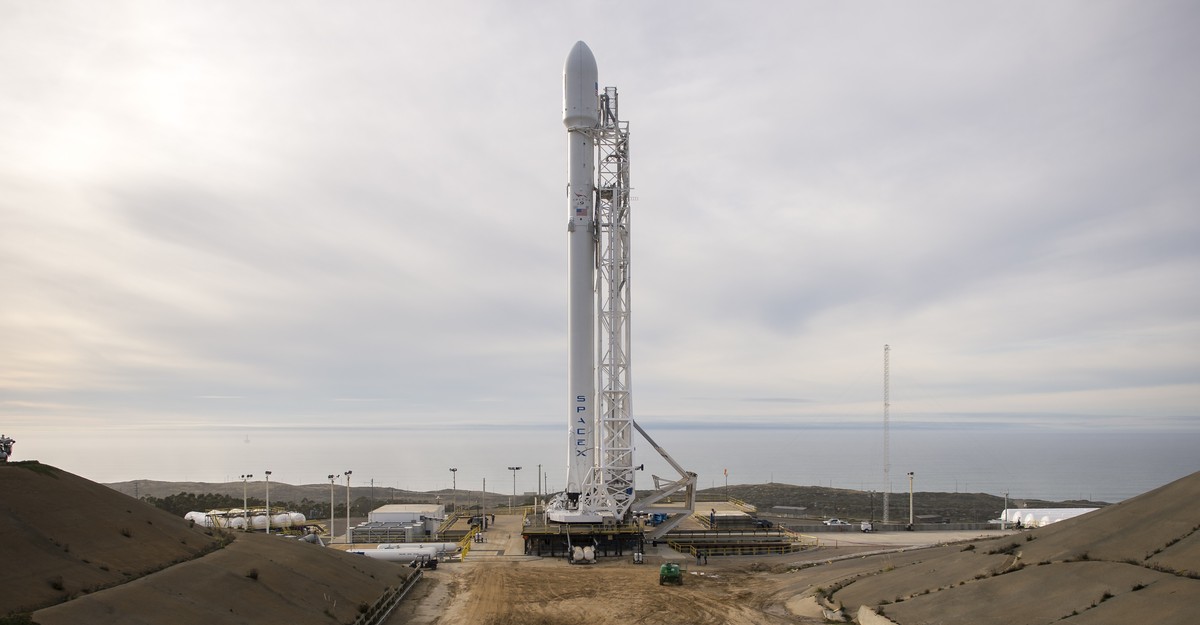 An Almost-Successful SpaceX Rocket Landing in the Ocean - The Atlantic