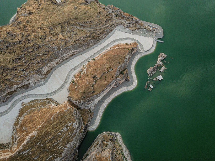 Photos: An Ancient Town Submerged—Hasankeyf Underwater - The Atlantic