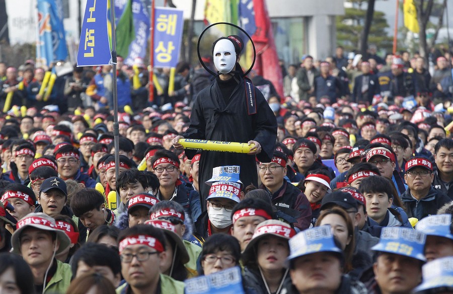 South Korean Protesters Ask Their President to Leave - The Atlantic
