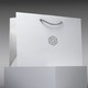 Illustration of a fancy retail bag with the OpenAI logo on it