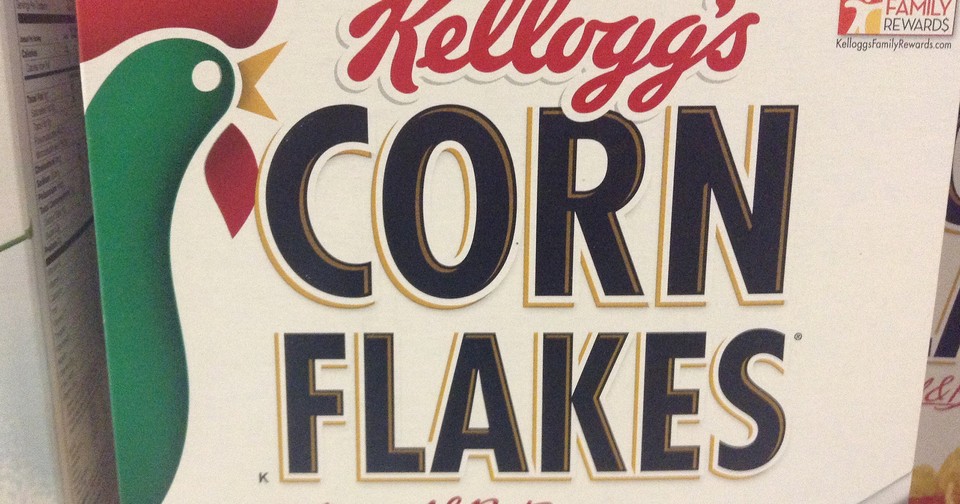 corn flakes logo evolution