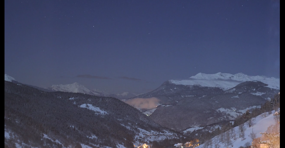 A Snowy Time-Lapse of the Alps at Night - The Atlantic