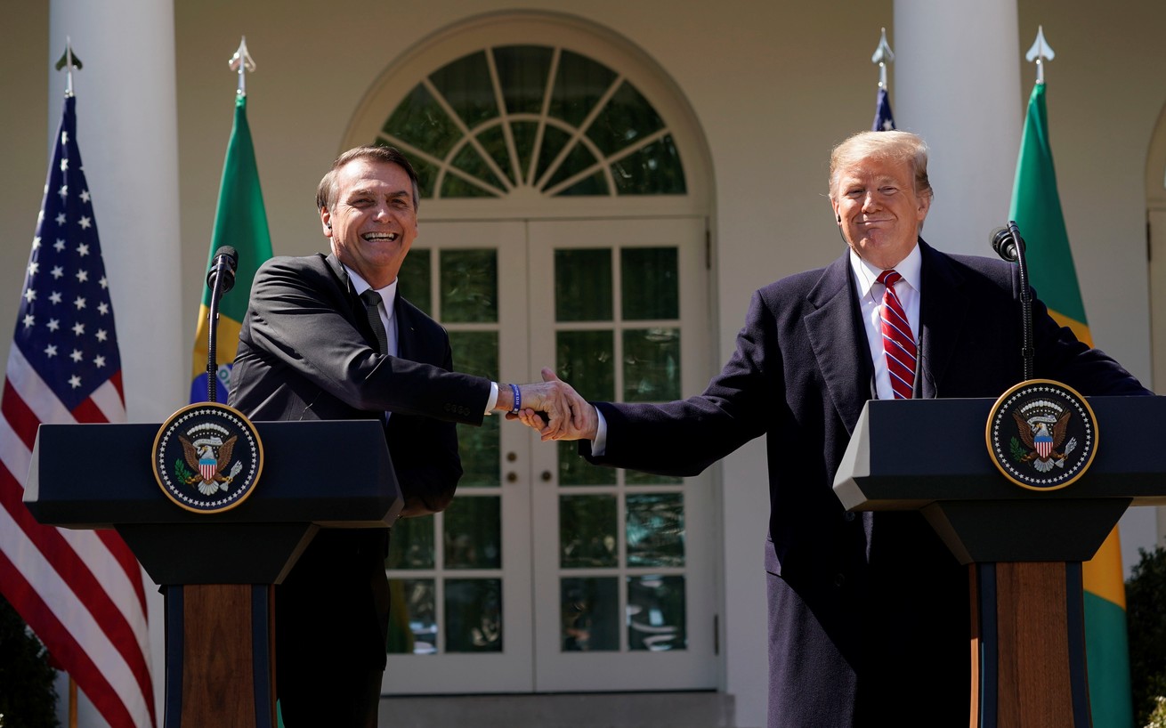 Trump and Bolsonaro Meet at White House: Politics Daily - The Atlantic