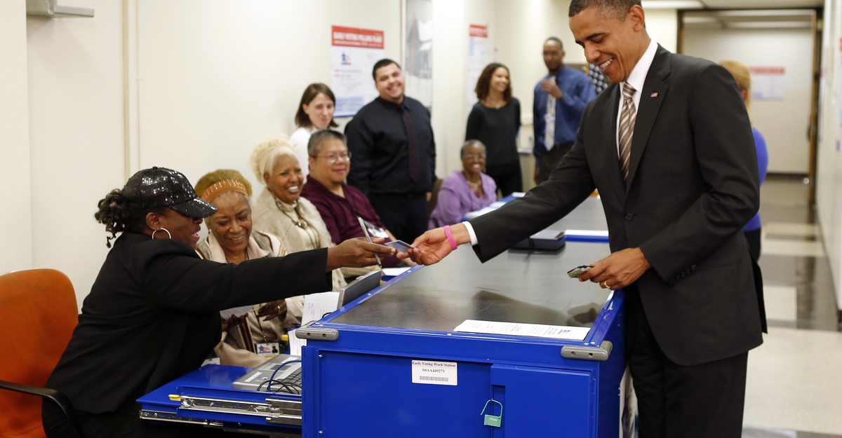 Even Barack Obama Has to Show an ID to Vote—Is That So Bad? - The Atlantic