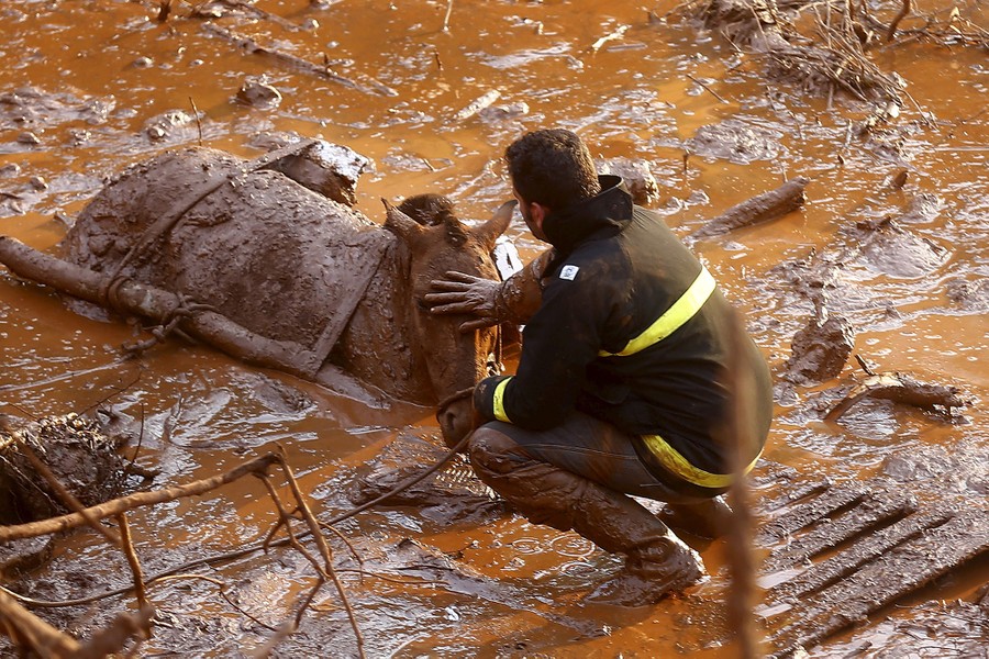 Photos of the Red Sludge That Smothered a Town in Brazil - The Atlantic