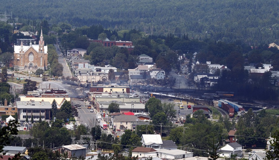Freight Train Derails and Explodes in Lac-Megantic, Quebec - The Atlantic