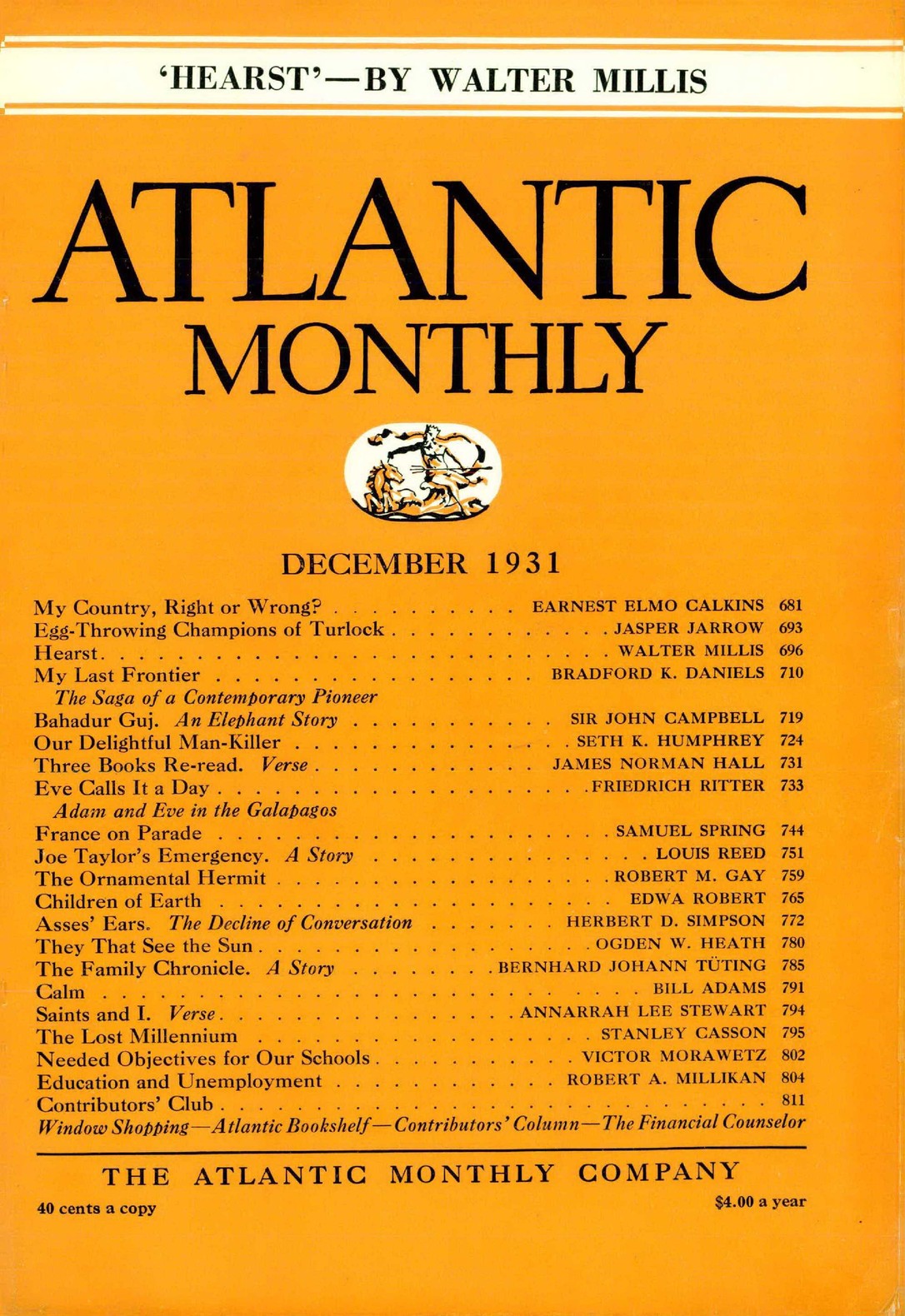 December 1931 Issue - The Atlantic